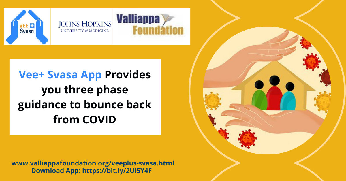 Vee+Svasa app provides you three phase guidance to bounce back from ...