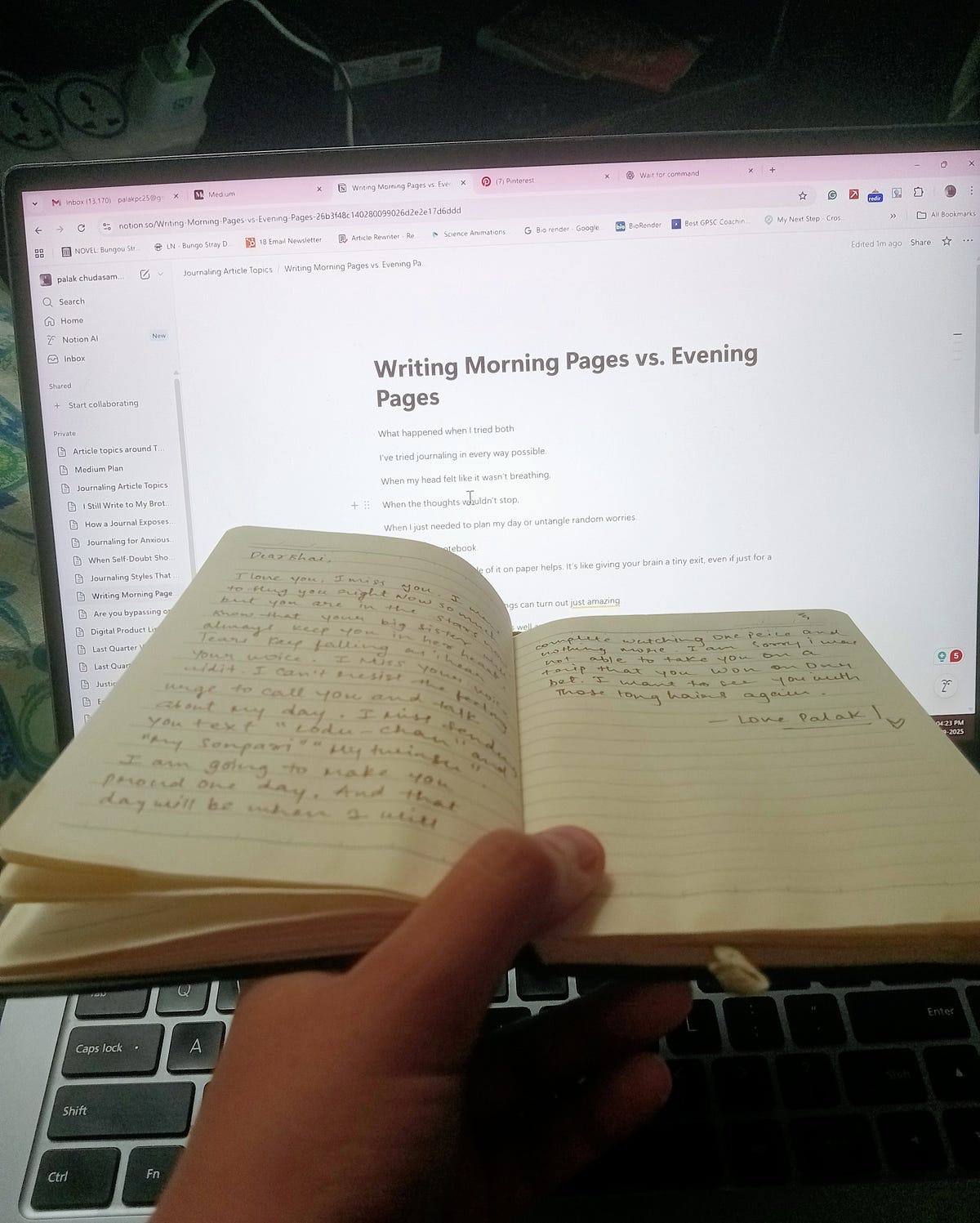 Writing Morning Pages vs. Evening Pages | by Palak Chudasama | Write A ...