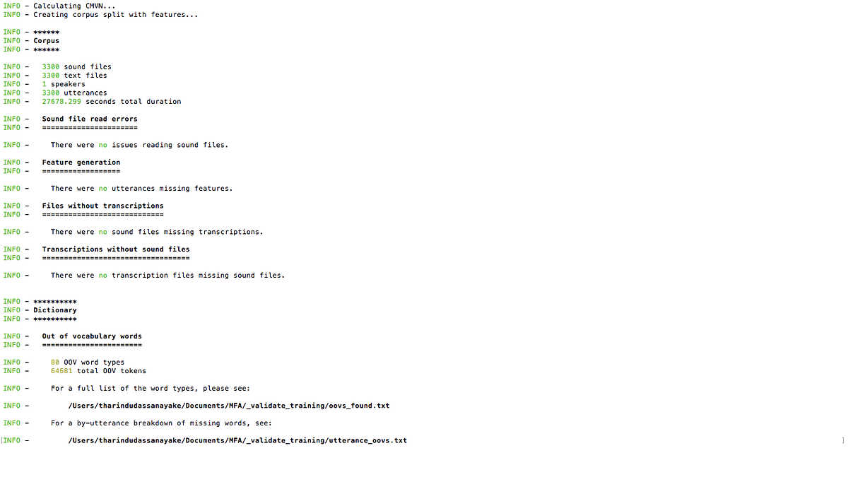 How I used Montreal Forced Aligner for a New Language (Sinhalese) | by ...
