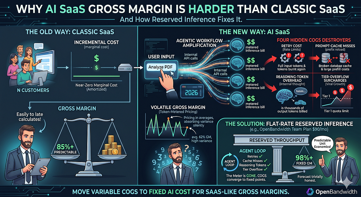 AI SaaS Gross Margin: A Step-by-Step Model for 2026 | by oneinfer.ai ...