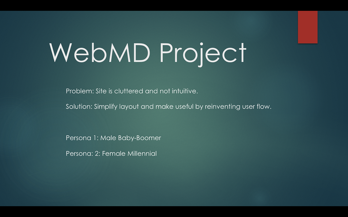 WebMD Project | by Noel Oropesa | Medium