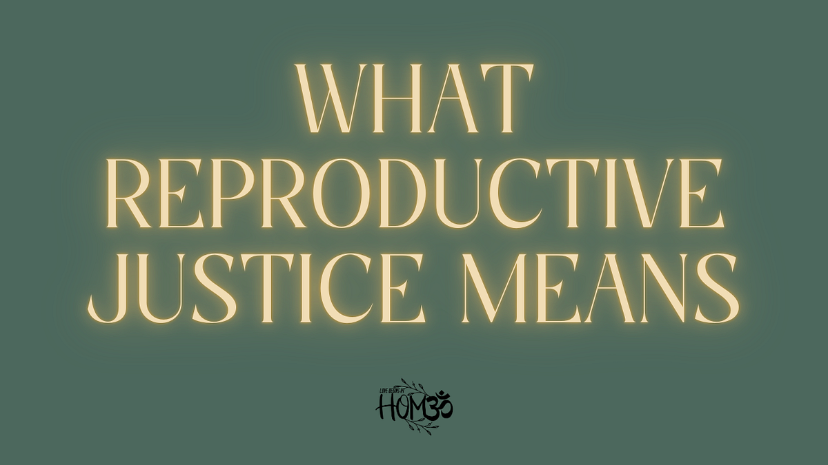 Reproductive Justice Is Health Justice | by LOVE BEGINS AT HOME | Mar ...