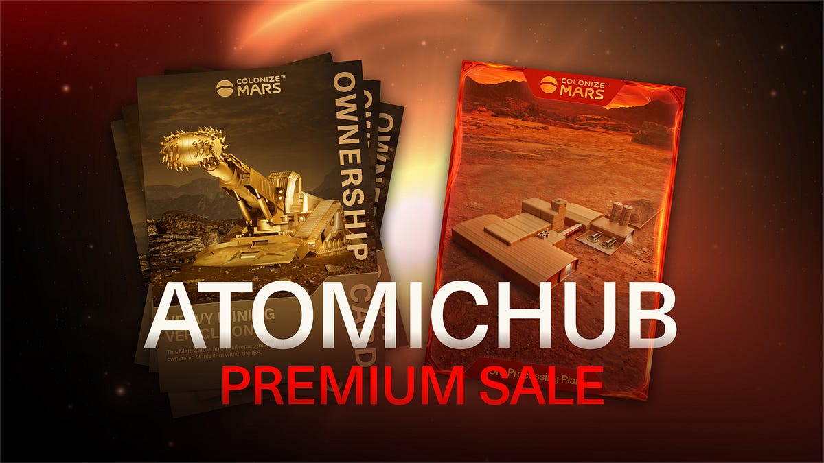 AtomicHub Premium Sale & Store Dynamic Pricing Update | by Thrive on Mars | Medium