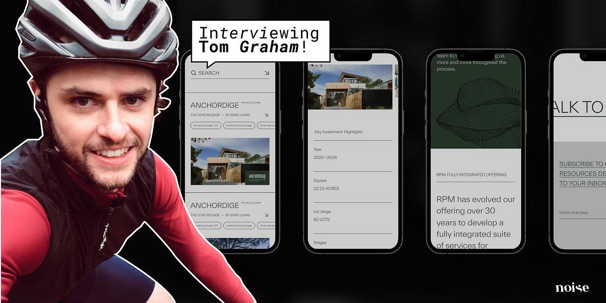 Interviews. Meet Tom Graham, the latest designer to… | by Noise Studio ...