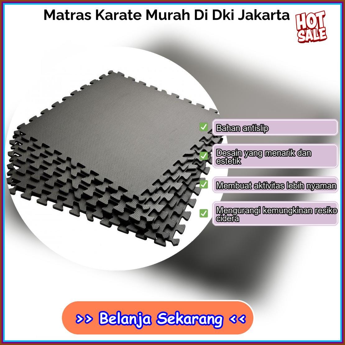 Matras Karate Murah Di Dki Jakarta - Alat Lompat Tinggi - Medium
