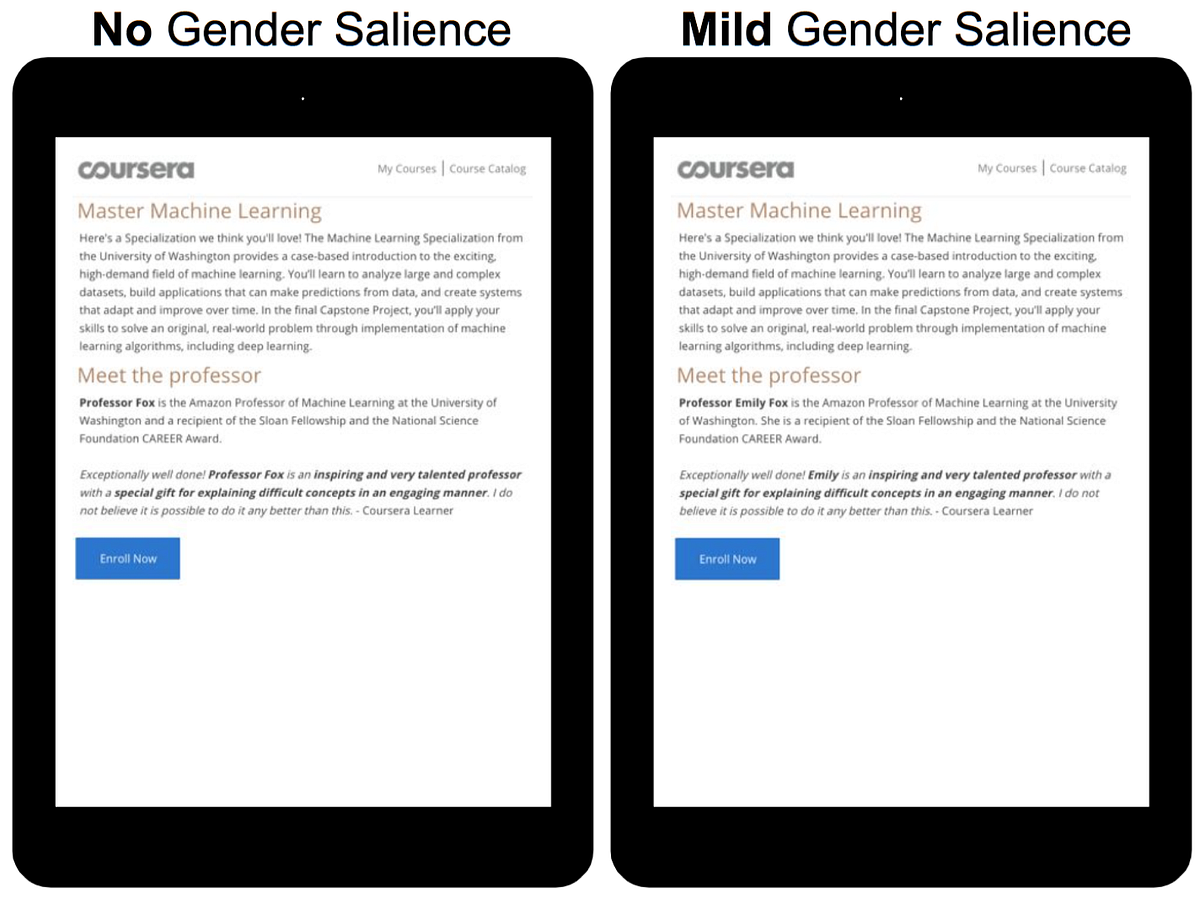 Role models matter. How female instructors can help close… | by Emily ...
