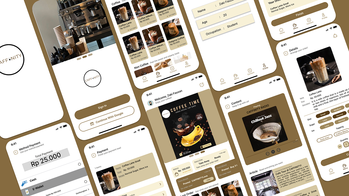 CAFFINITY COFFEE. Aplikasi Coffee Shop User Friendly | by ...