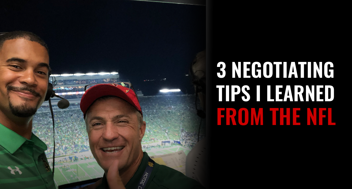 3 Negotiating Tips I Learned From The NFL | by Ryan Harris | Medium