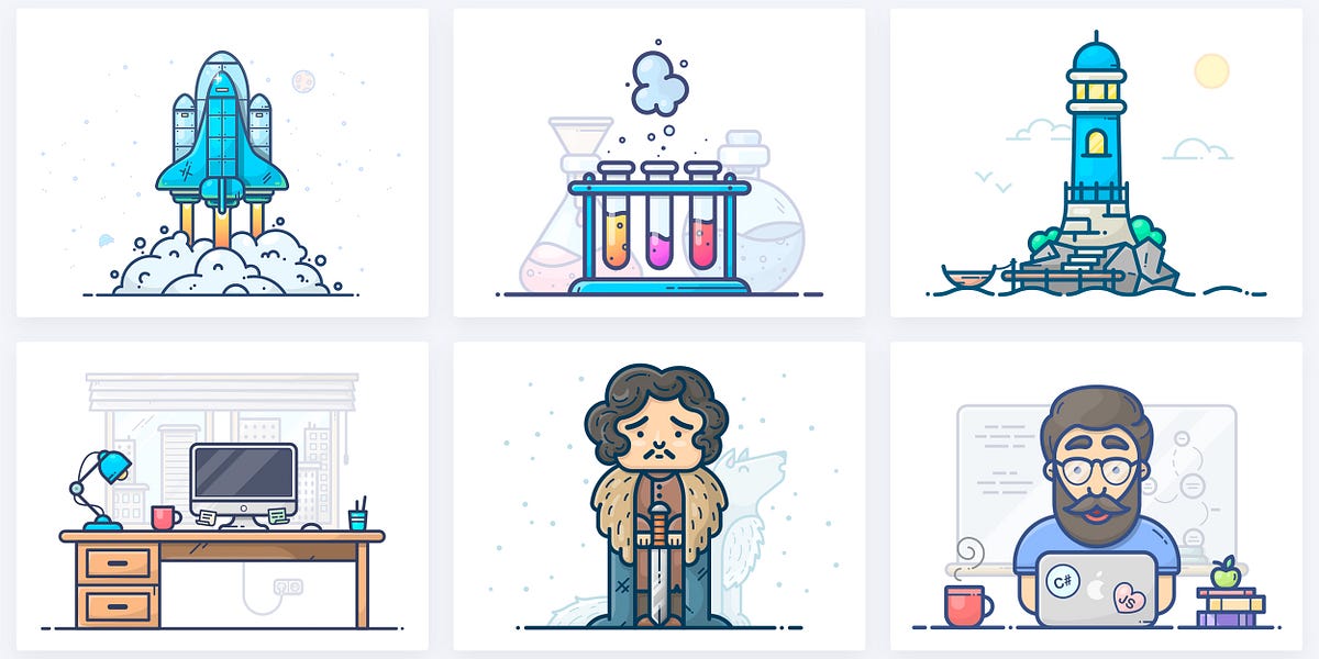 How to create outline illustrations in 5 easy steps | by Alexander ...