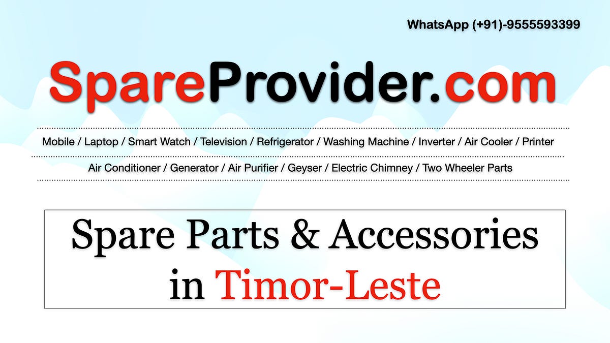 Buy Spare Parts & Accessories in Timor-Leste — SpareProvider.com | by ...