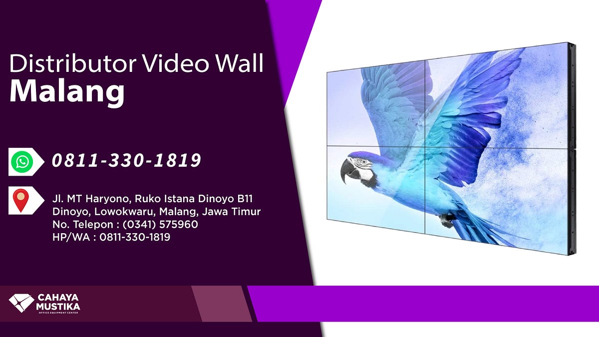 WA 0811 330 1819, Distributor Video Wall 1X3 Malang | by ...