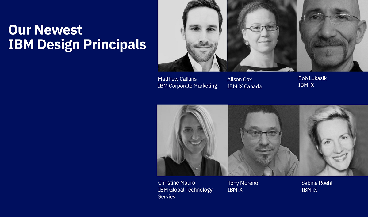 Announcing Our Newest IBM Design Principal Appointments! | by Doug ...