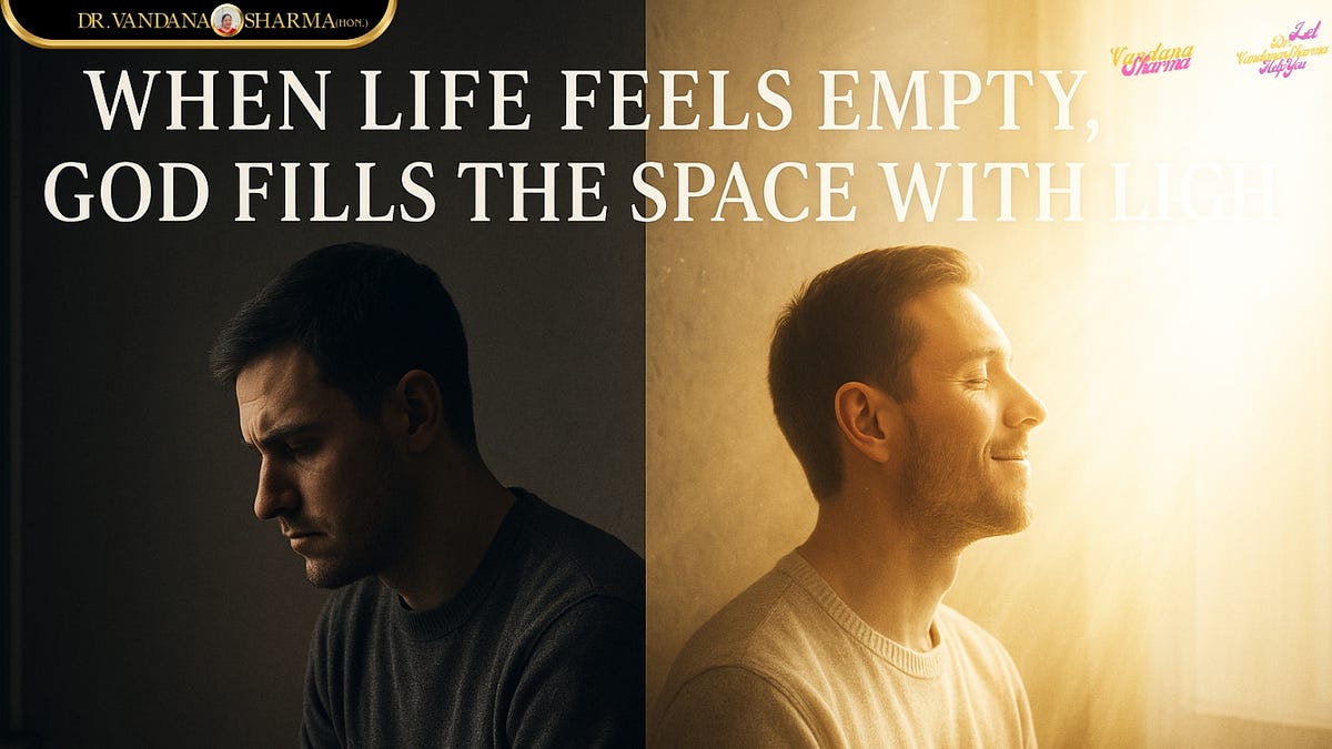 When Life Feels Empty, God Fills the Space With Light | by Dr. Vandana ...