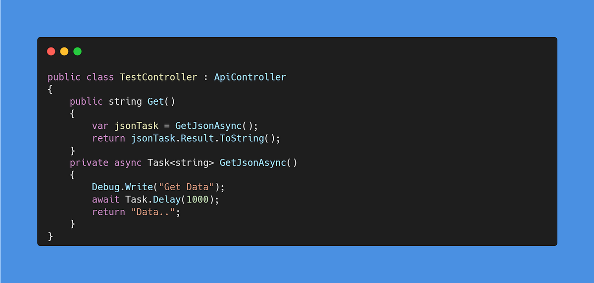 Don’t Block on Async Code in DotNet Framework | by Amr elshaer | Medium