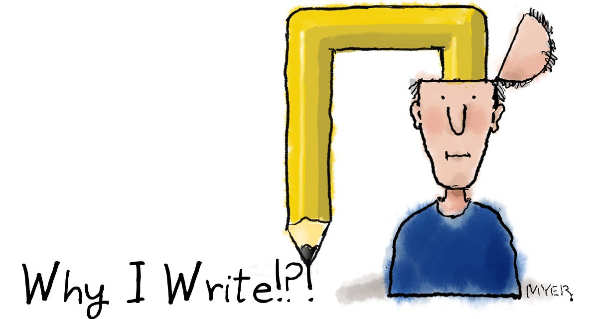 Why do I write? Hmmm. Give me just a minute…. | by Writing Project ...