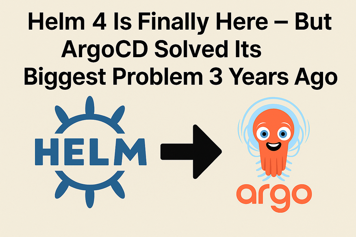 Helm 4 Is Finally Here — But ArgoCD Solved Its Biggest Problem 3 Years ...
