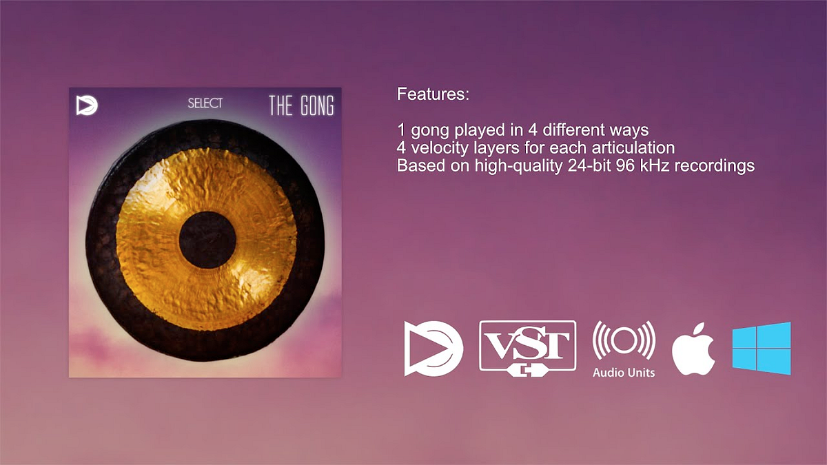 Sample Science The Gong - 免費音源插件大作戰 - Medium