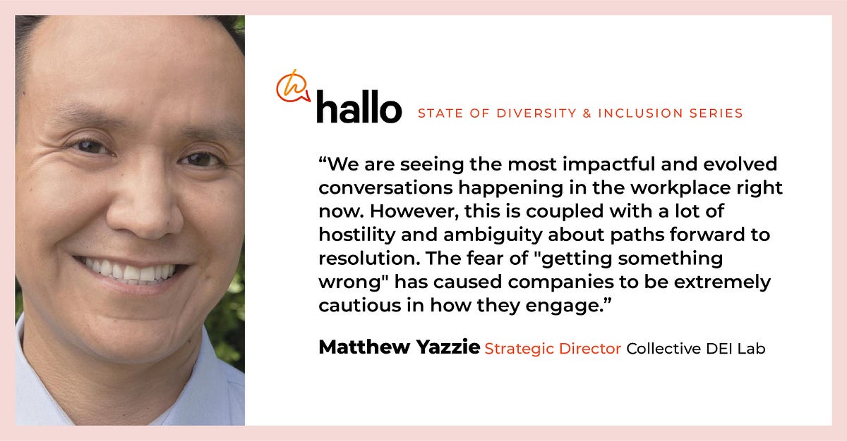 The State of Diversity & Inclusion — Insights From Matthew Yazzie | by ...