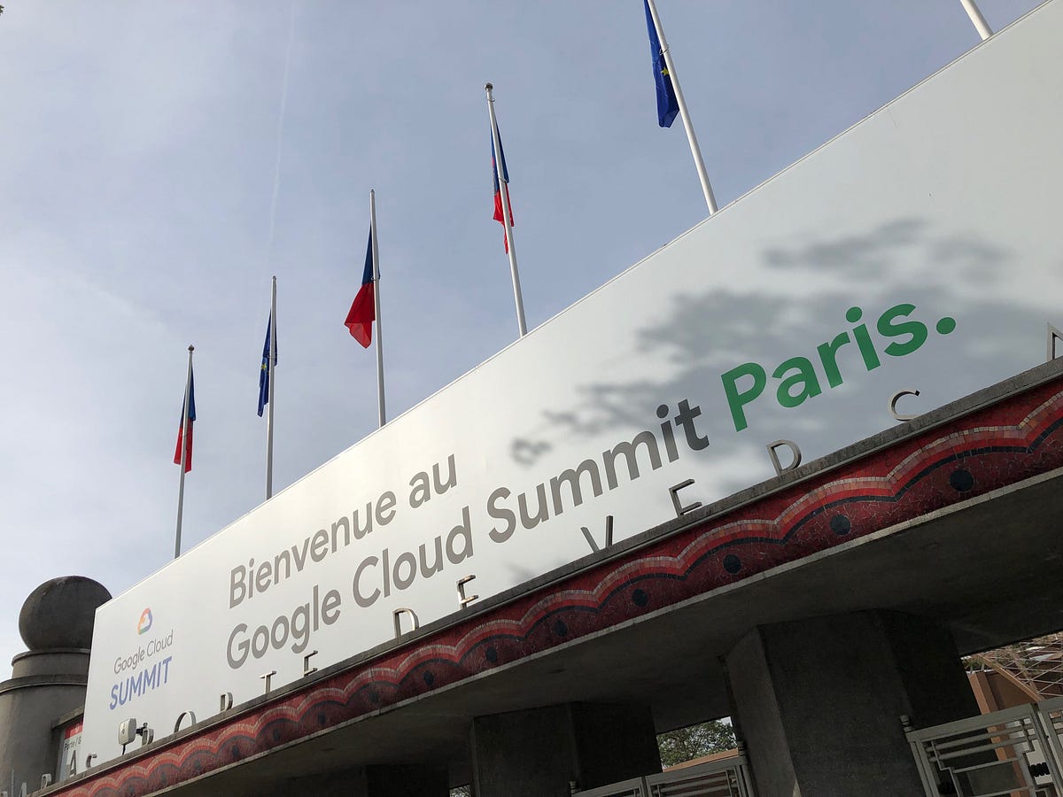 Google Cloud Summit Paris — review | by Monirath Ngor | Medium