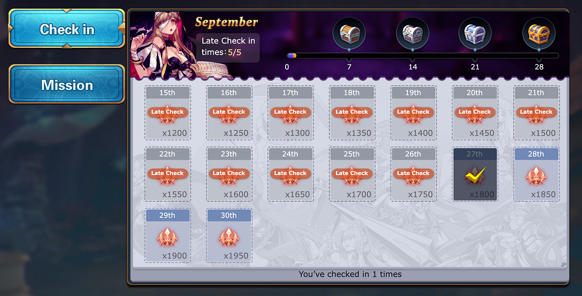 Dream Card V1 Update: New Check-In and Mission Systems | by Kata | X ...