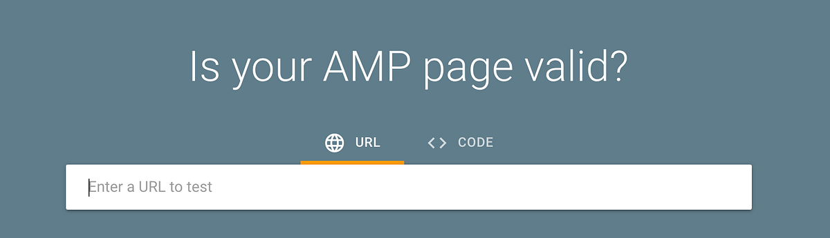 How to validate an AMP page. One of the most important things while ...
