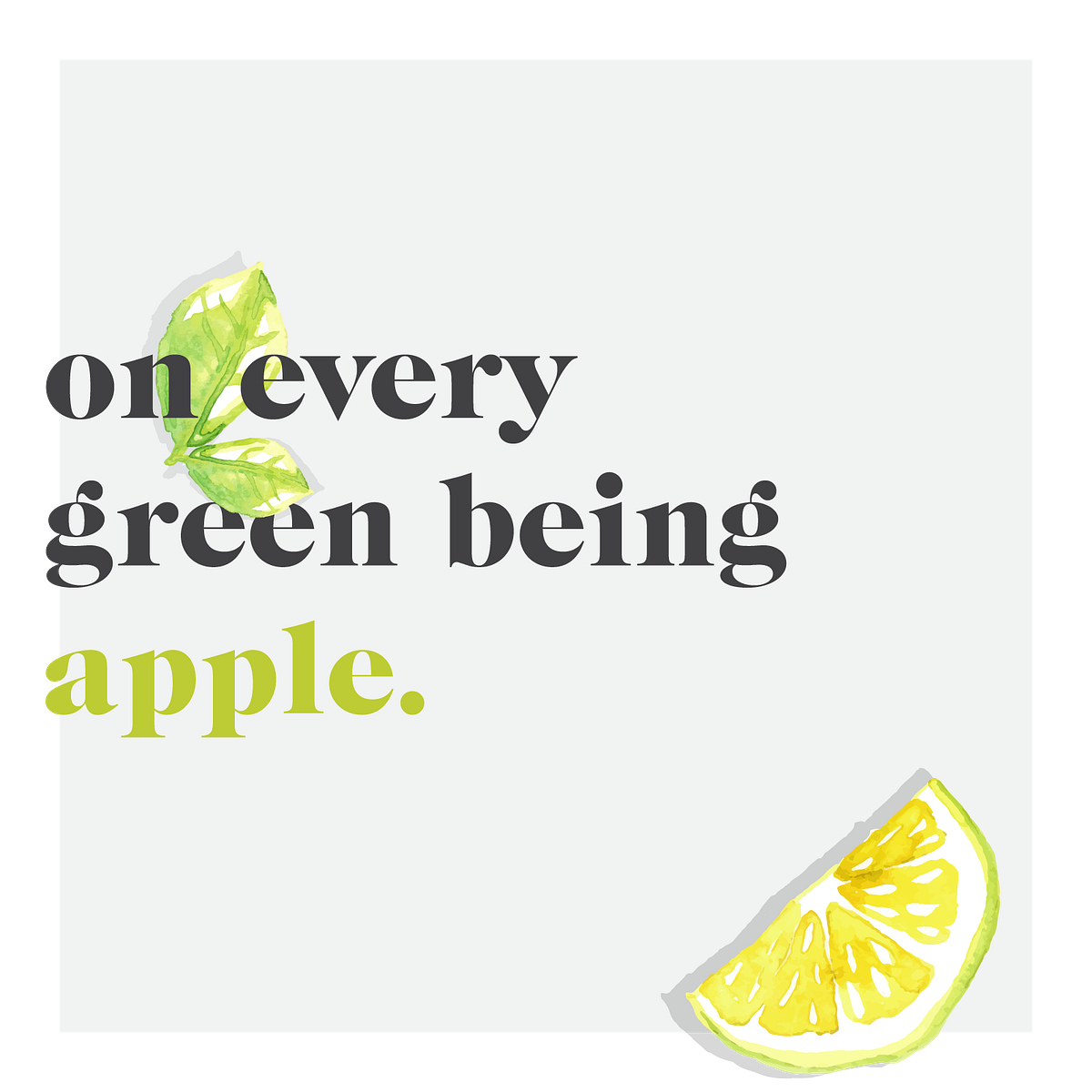 On every green being apple.. A real history of artificial flavour. | by ...