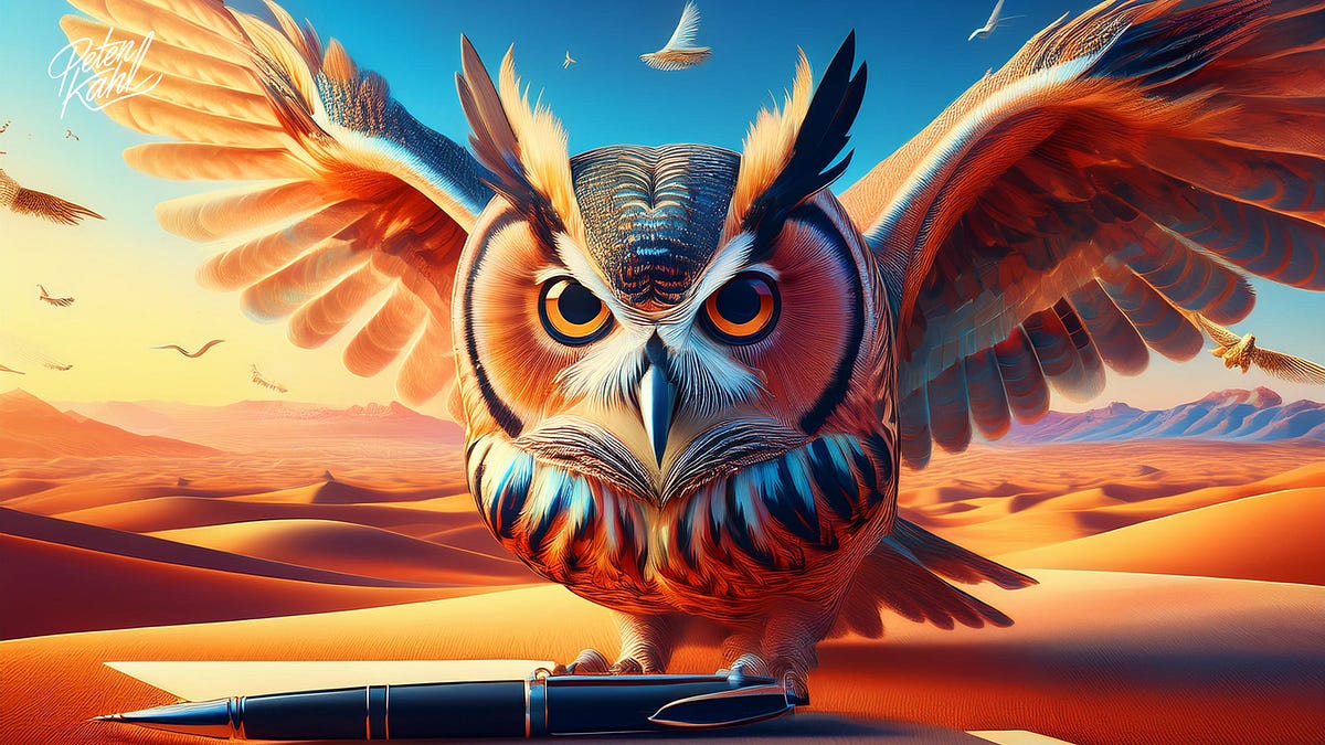 Ode to the Pen. Solemn truth-teller, owl of the night… | by Peter Kahl ...