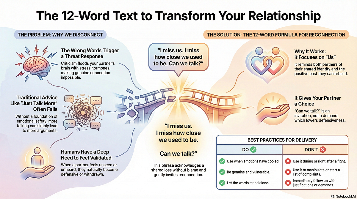 The 12-Word Text That Can Save Your Relationship | by His Secret ...