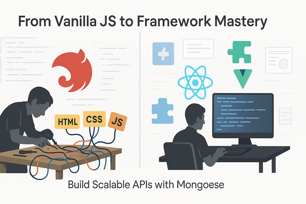 From Vanilla JS to Framework Mastery: How to Think in React & Vue | by Bhagya Rana | Jul, 2025 ...