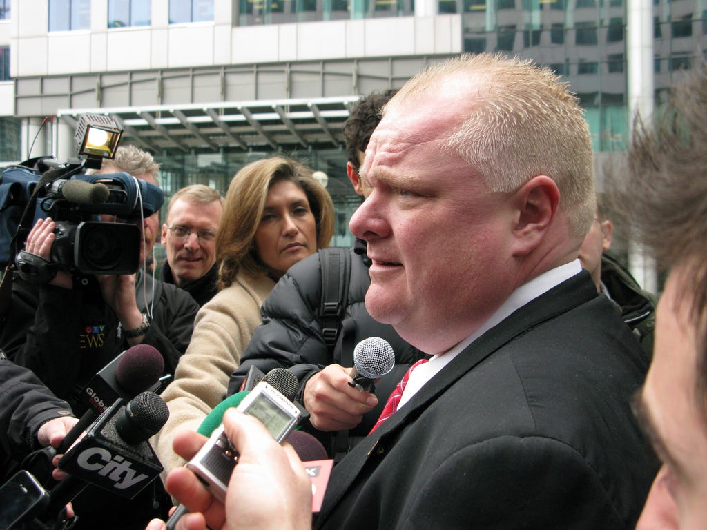 The Final Days of Rob Ford. Live updates from a media death cult. | by ...