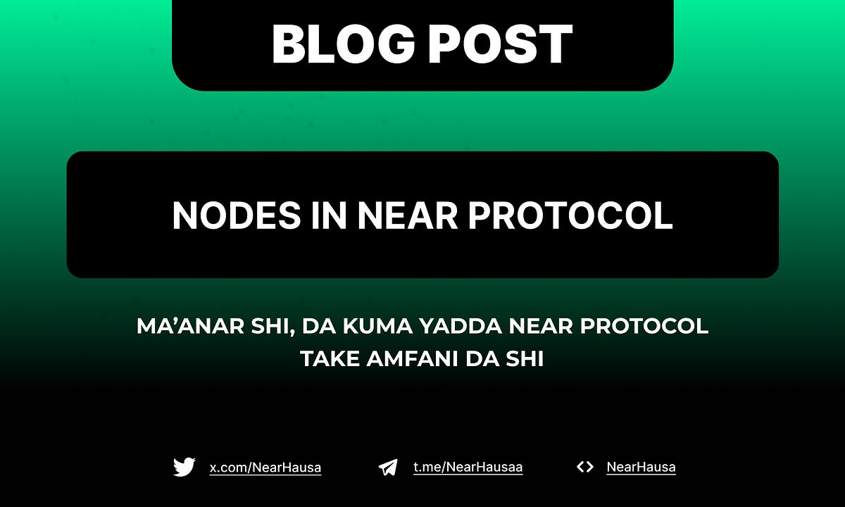 NODES: MA’ANAR SHI, DA KUMA YADDA NEAR PROTOCOL TAKE AMFANI DA SHI | by Near Hausa Community ...