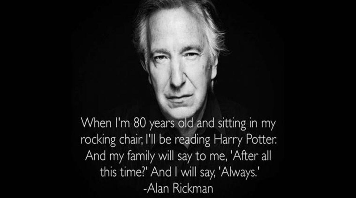 Alan Rickman & the Words He (Possibly) Never Said | by Deannah Robinson ...