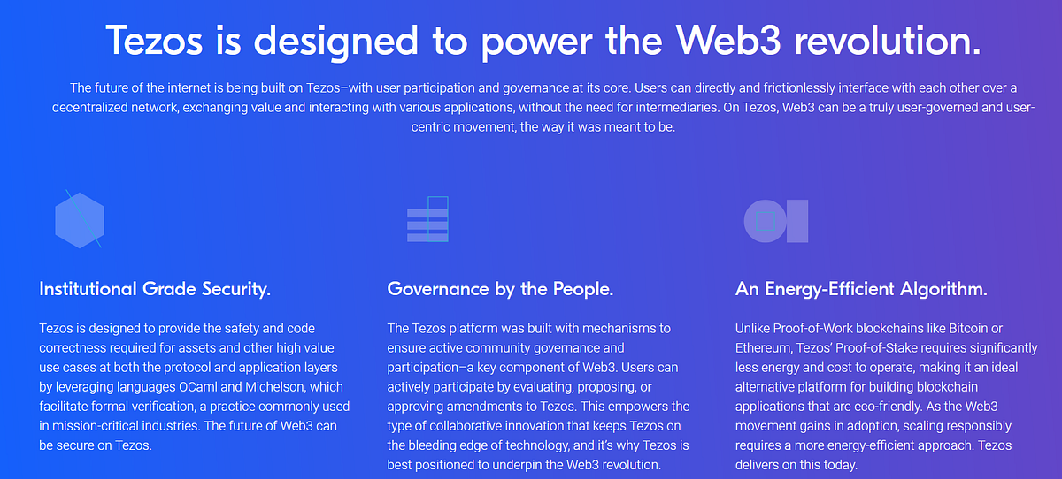 Tez off with Tezos: The self-amending blockchain with smart contract potential | by web3author ...