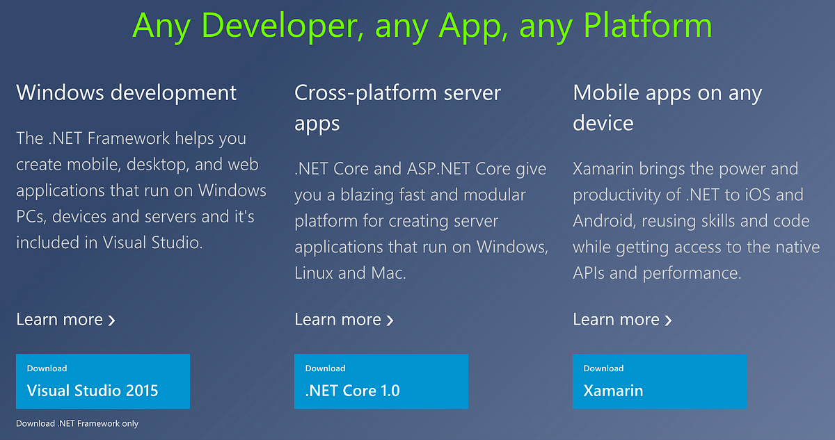 Hello .NET Core — Cross-platform server apps | by CodeBangkok | Medium