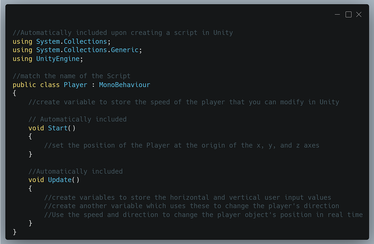 The Importance of Pseudocode for Unity Game Development | by Aaron Silva | Medium