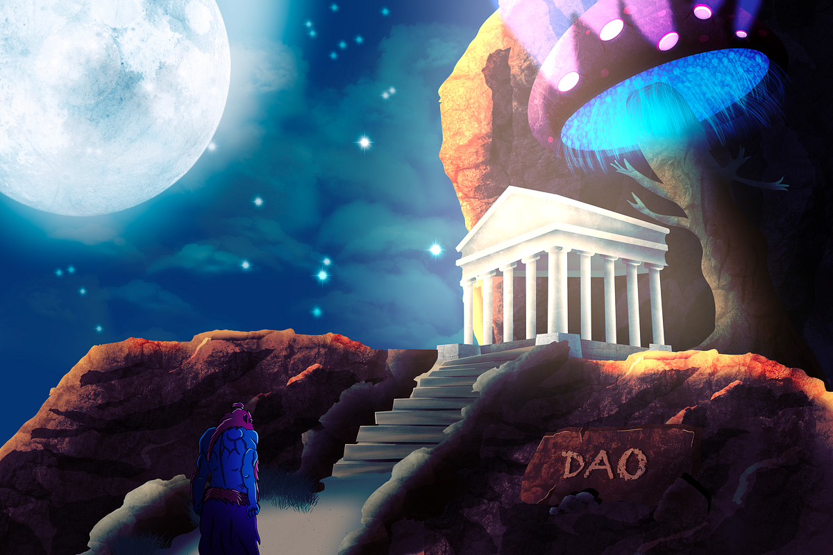 The Oracle DAO - Psychedelic Papaya Ape - Medium