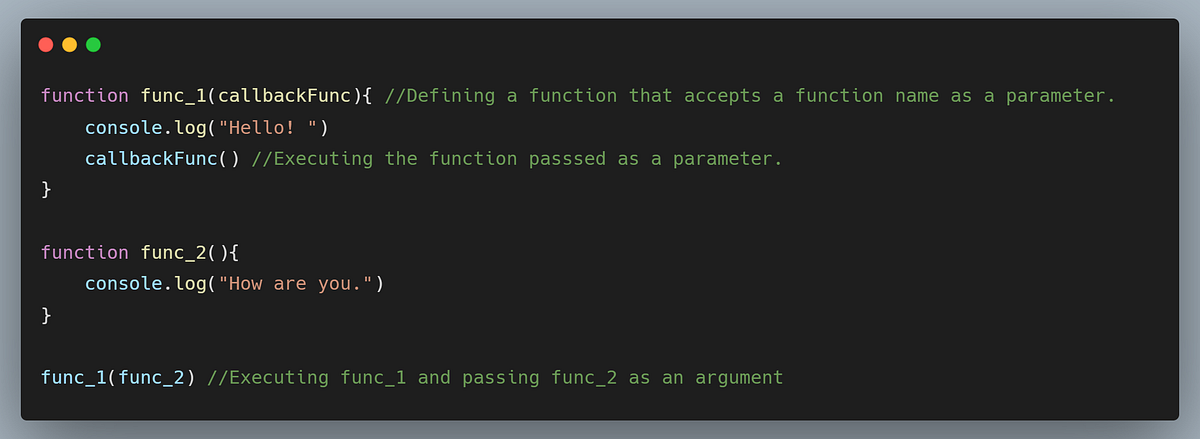 Callback in JavaScript. Callback is one of the features of… | by Sunilkathuria ...