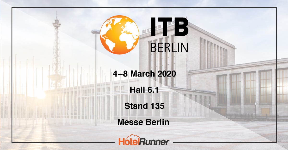 Meet the HotelRunner team at ITB Berlin 2020! | by HotelRunner | HotelRunner — Hotel Online ...
