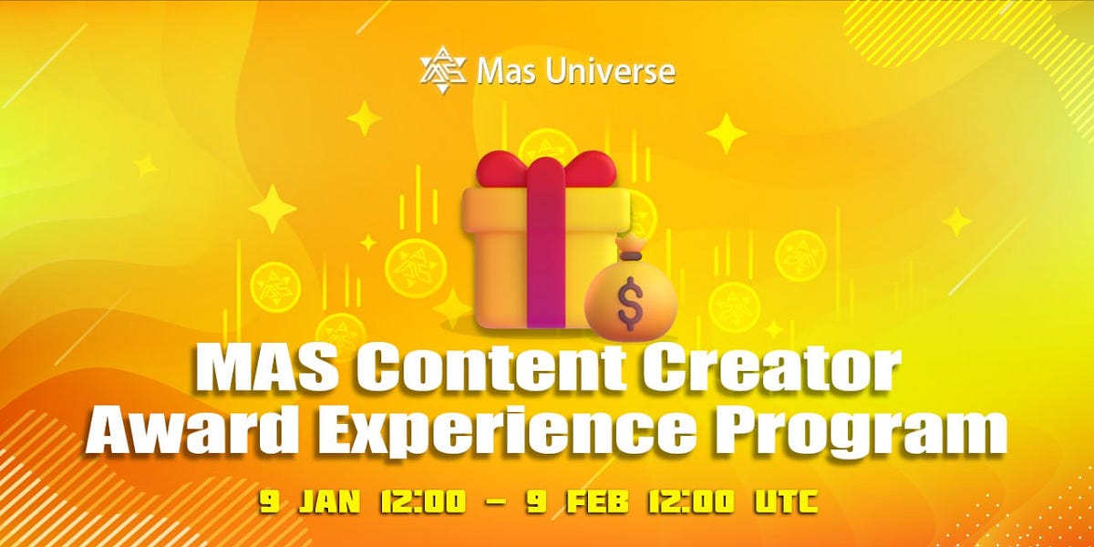 MAS Content Creator Award Experience Program | by MAS Universe | Medium
