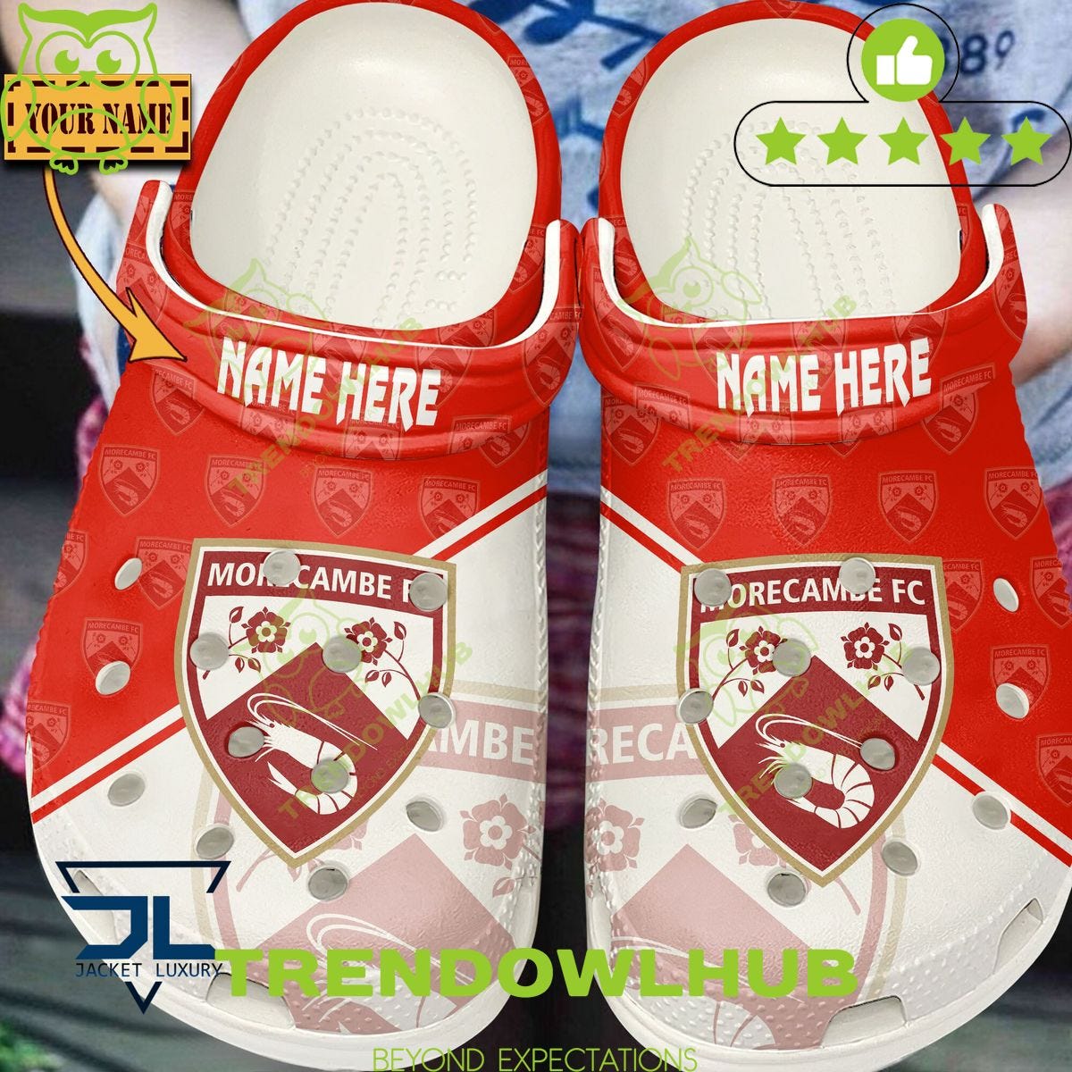 Customized Morecambe F.C EFL Football Club Croc | by Trend Owl Hub ...