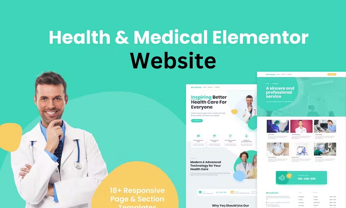 Professional doctor, medical and healthcare website - Rufayel Ahmad ...