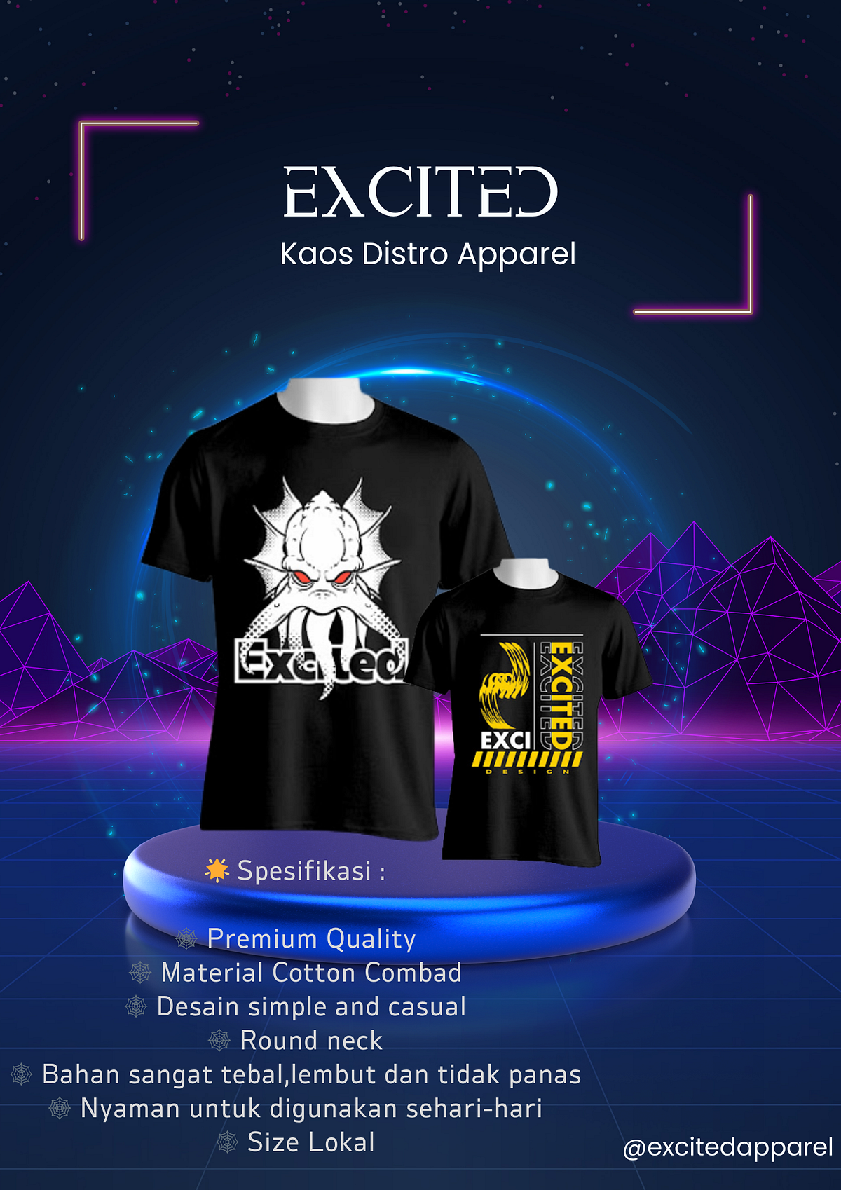 WA 0821–4603–3939 Promo!! Kaos Distro di Karangkobar Jawa Tengah | by ...