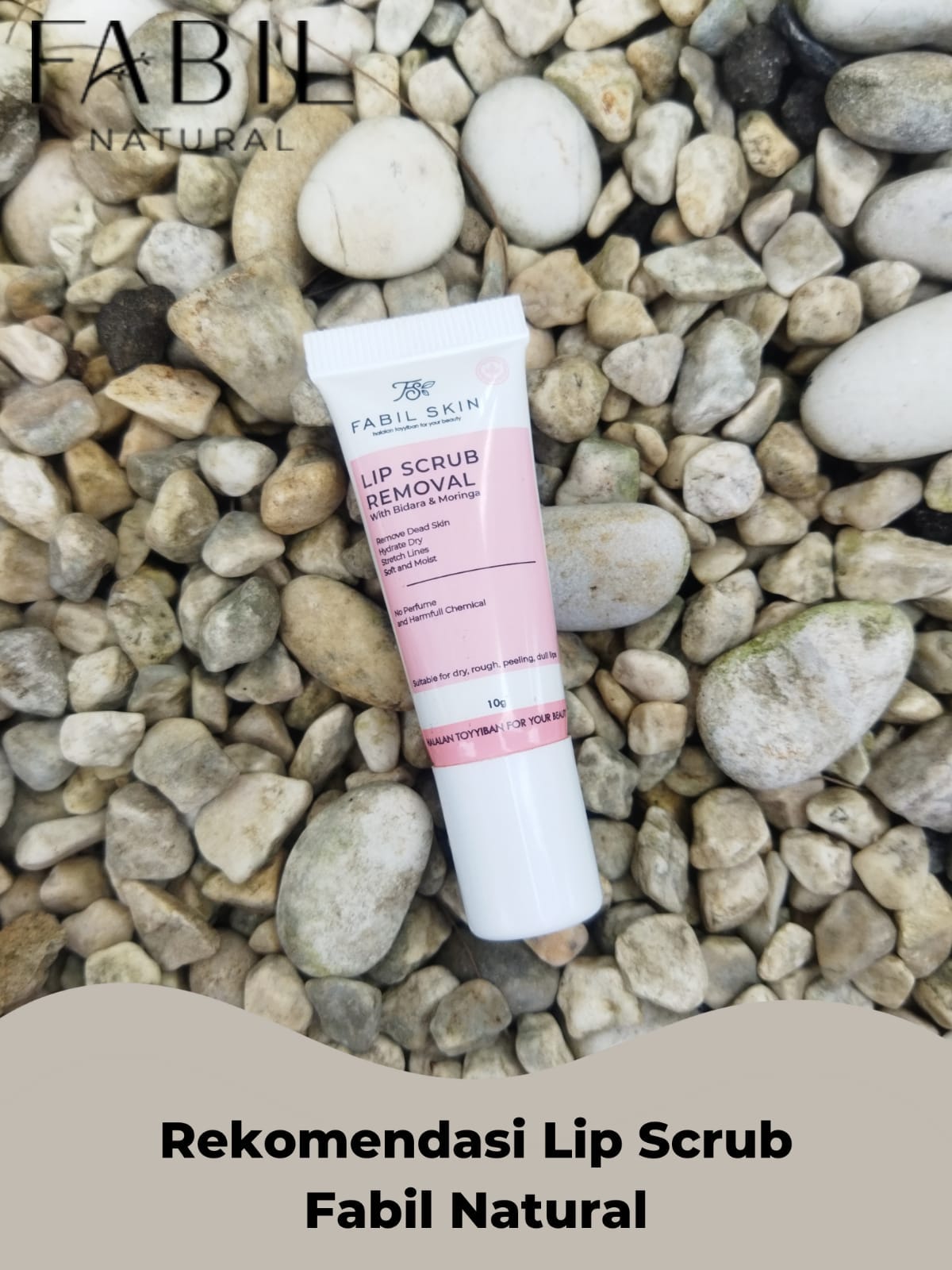 Rekomendasi Lip Scrub Fabil Natural - Reseller Lipcream Terlengkap - Medium