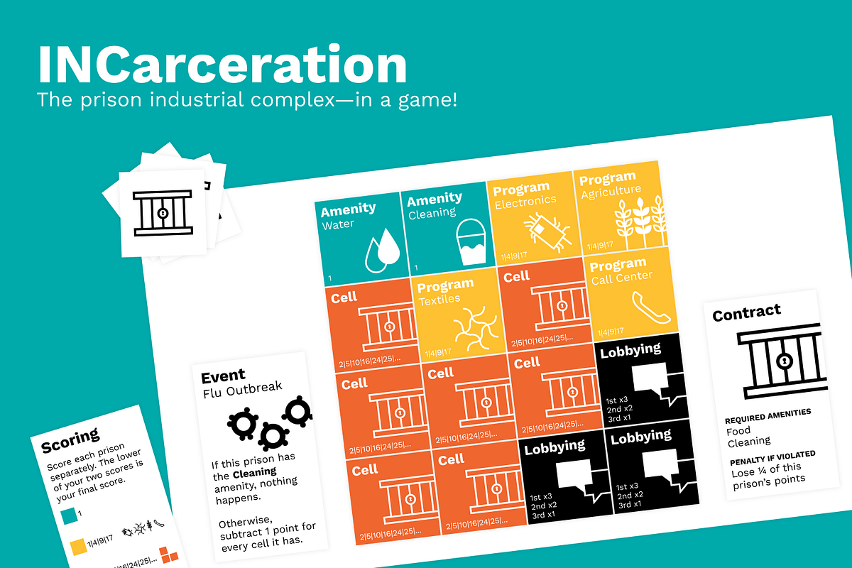 Developing INCarceration. A collaborative competition board game… | by ...