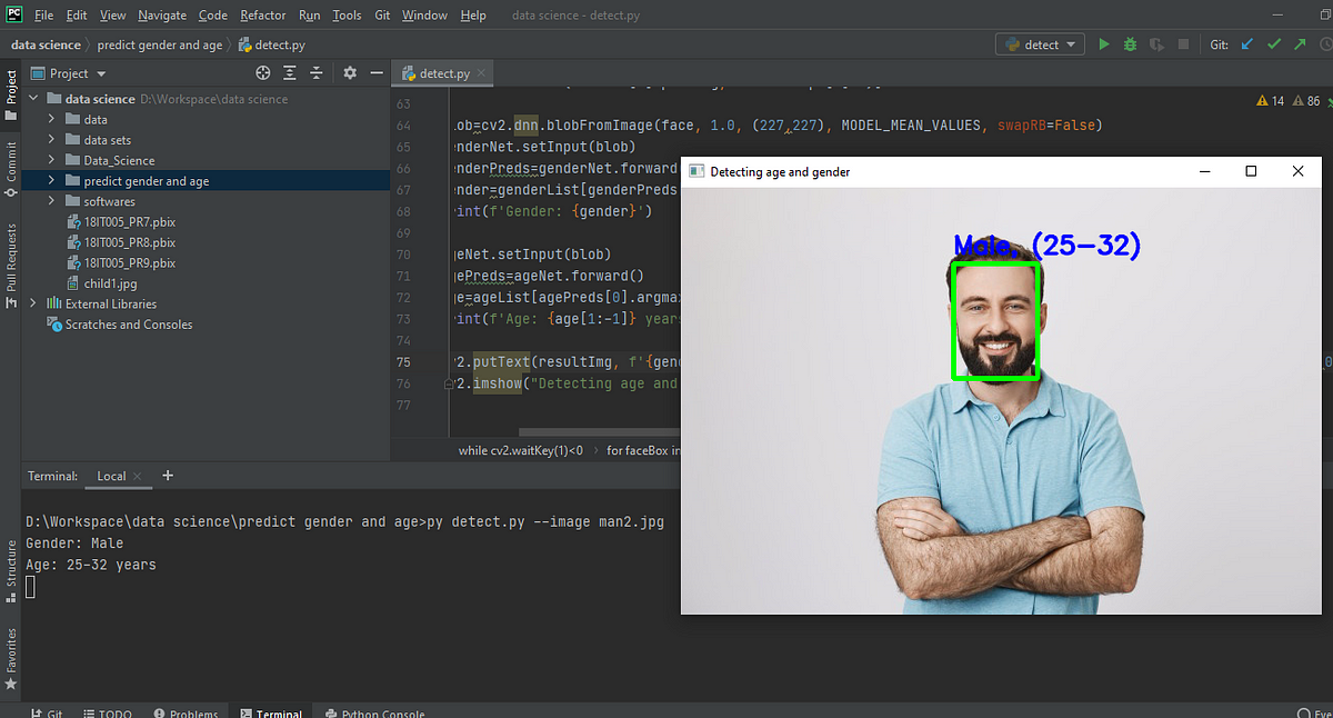 Using Image Data Predict The Gender And Age Range Of An Individual In Python By Devansh 5977