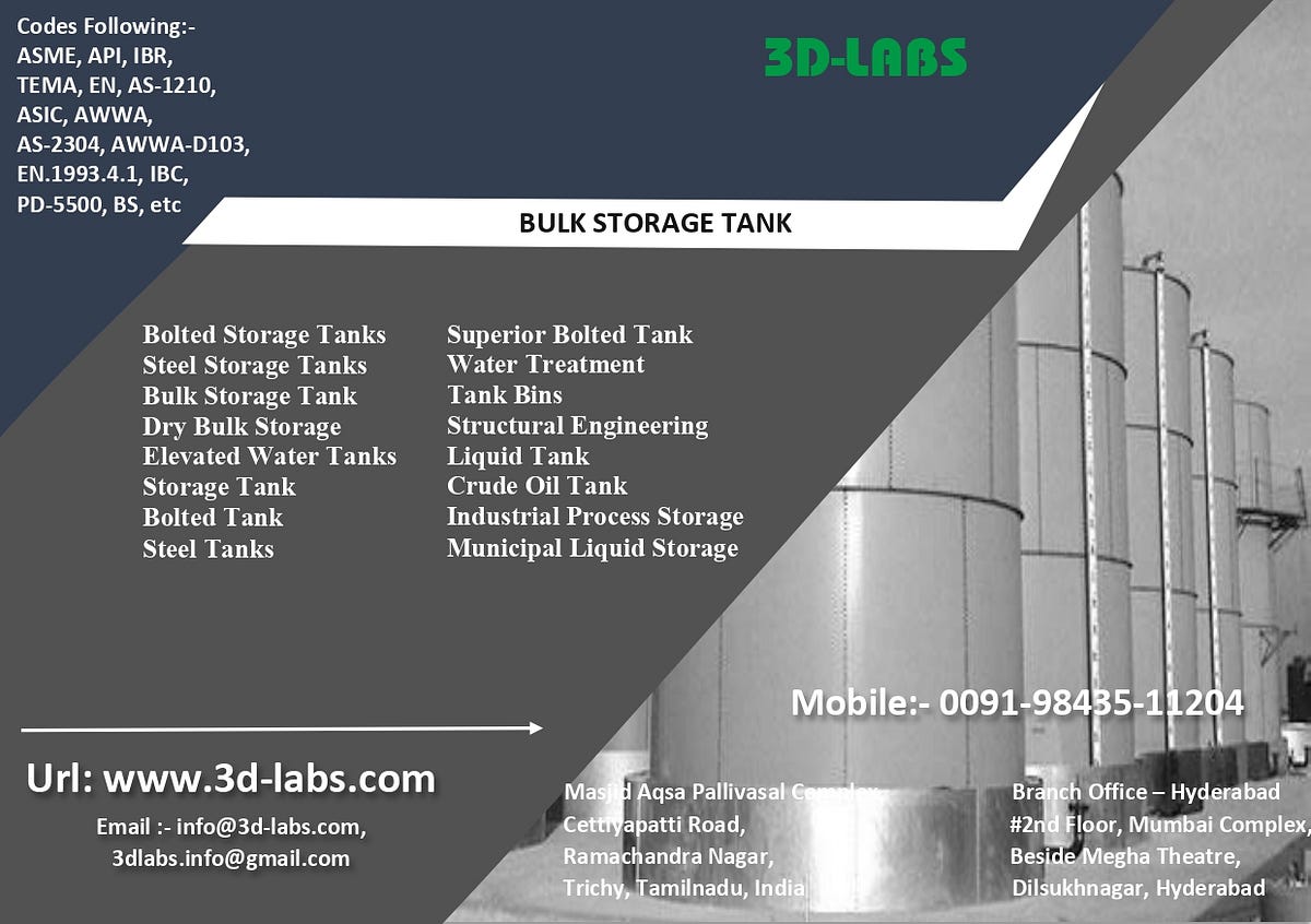 Bulk Storage Tank - Design manager - Medium