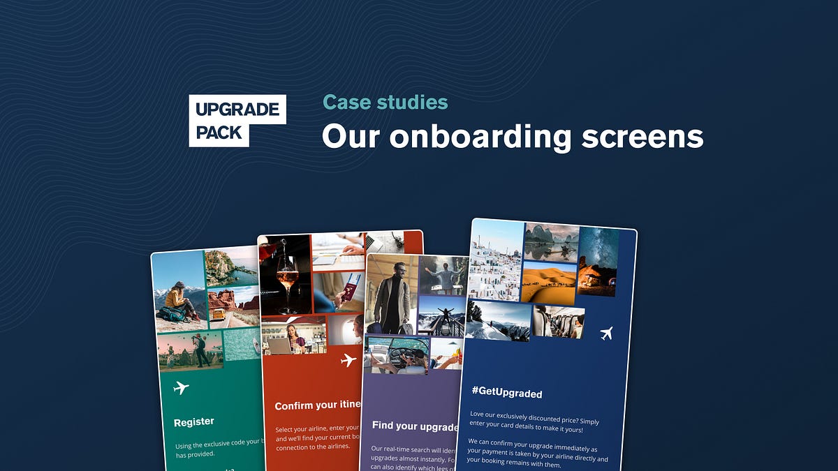 Designing our on-boarding screens | by Upgrade Pack | .pixel from ...