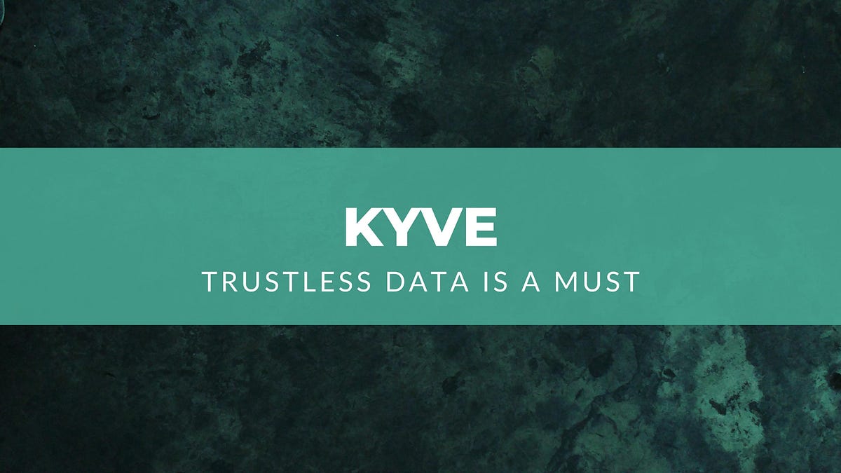 KYVE — new step to reliable data. Annotation. This is a short review of ...