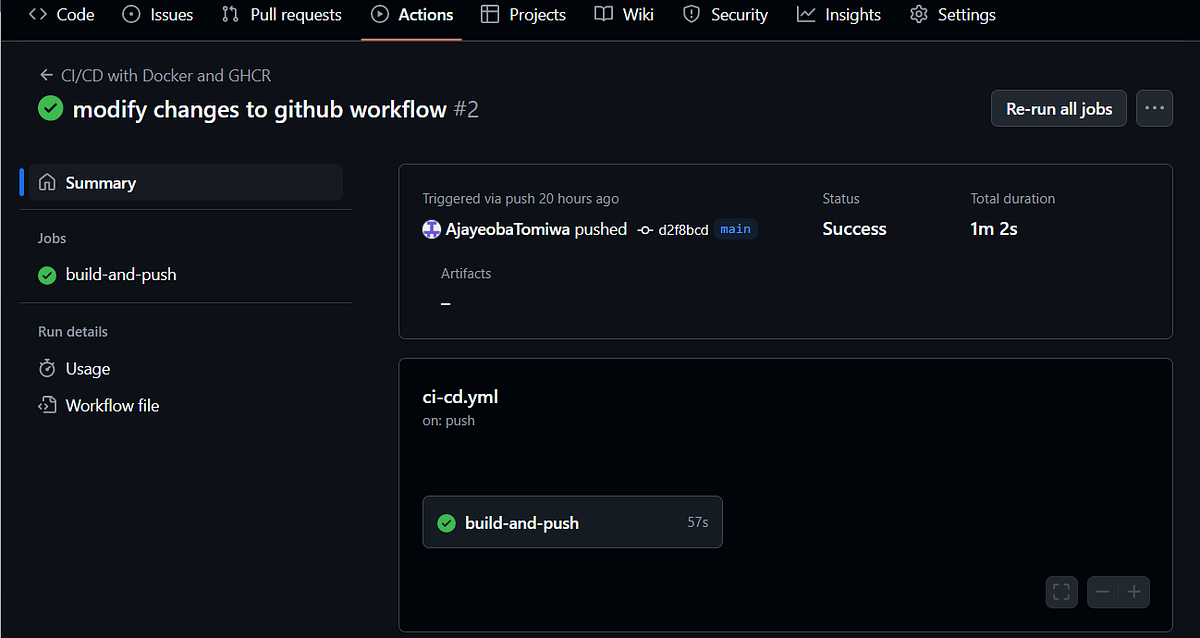 From Containerization to Continuous Deployment with GitHub Actions: A Beginner’s Journey. | by ...