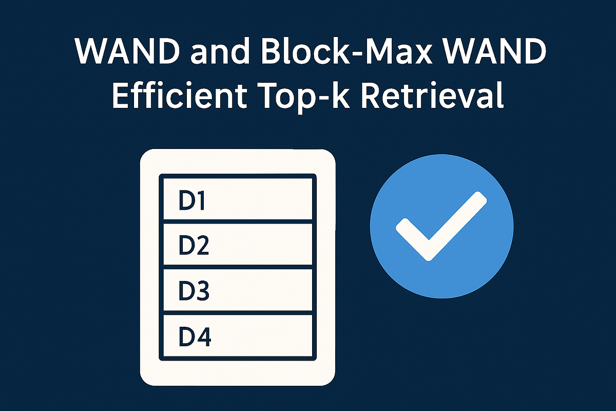 WAND and Block-Max WAND: Efficient Algorithms for Top-k Document ...